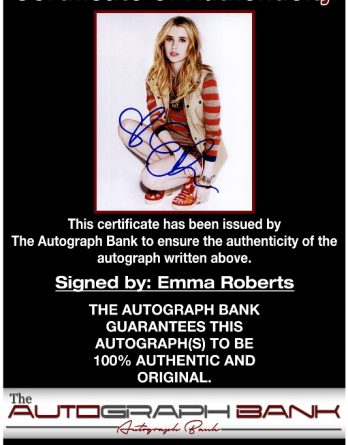 Emma Roberts Archives - Authentic Autographs-Low Prices | The Autograph ...