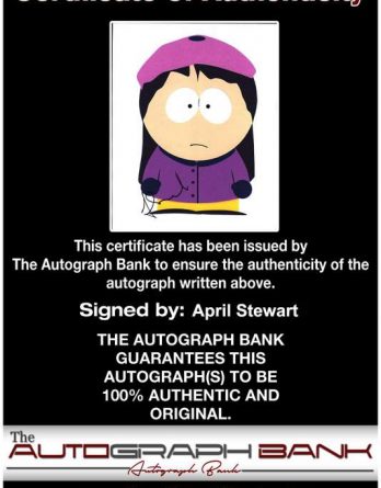 April Stewart Archives - Authentic Autographs-Low Prices | The ...